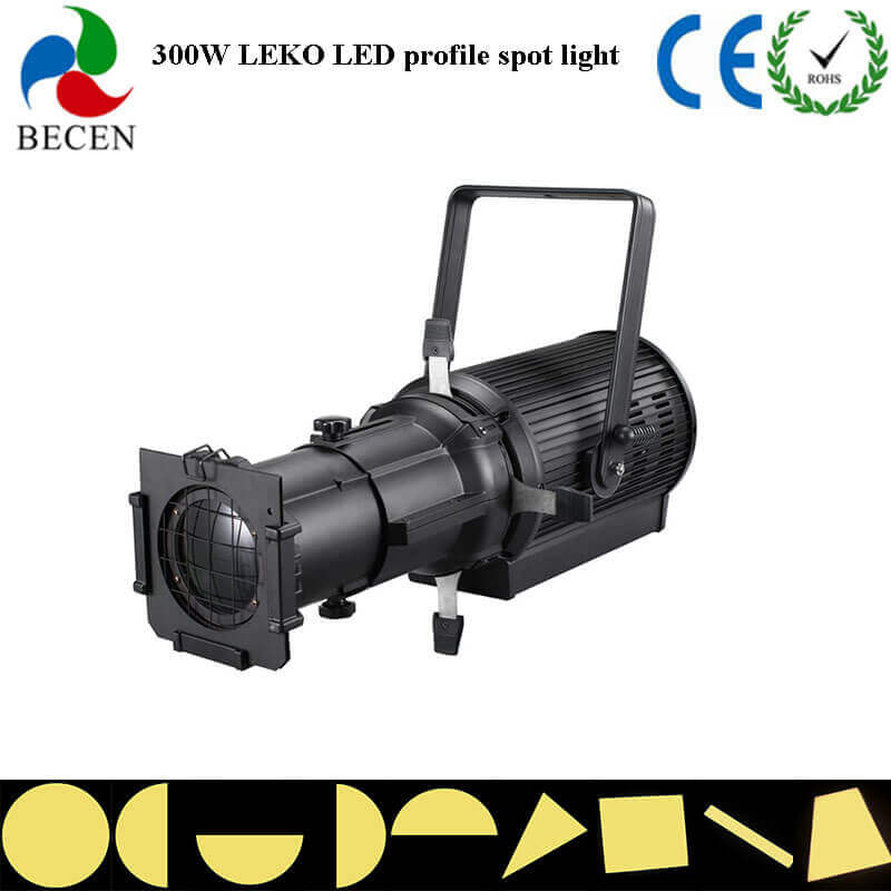 300W LEKO Led Profile Spot Light Warm White 3200k/19° - BECEN